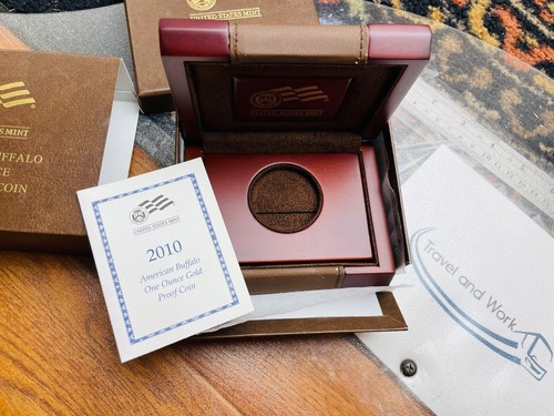 ONE 2010 American Buffalo Proof 1oz Coin Box & Complete Packaging- No ...