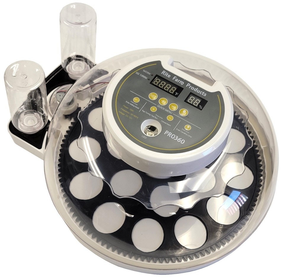 PRO 360 RITE FARM PRODUCTS 21 EGG CHICKEN INCUBATOR & HATCHER & 2 ...