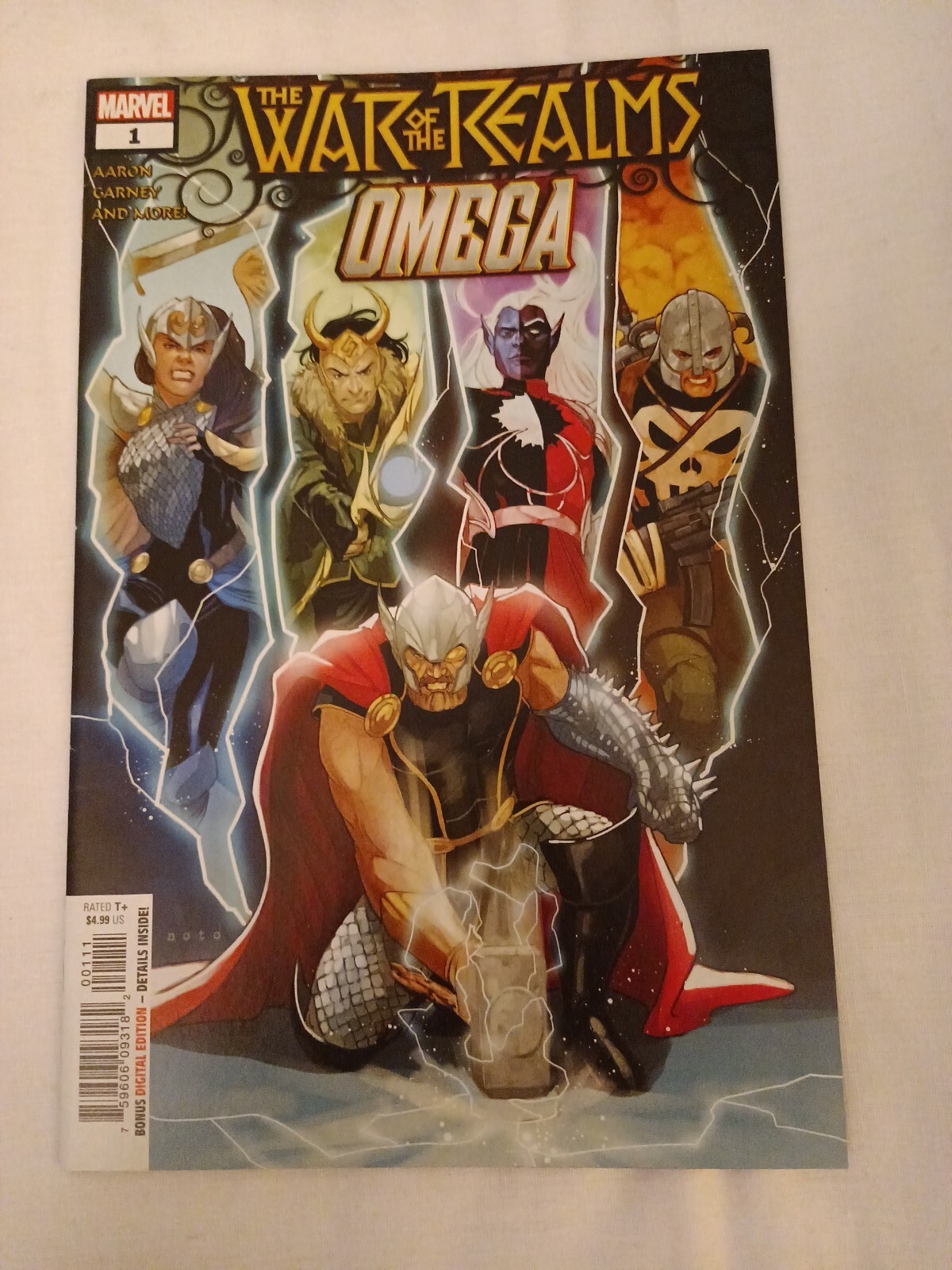 War of the Realms Omega 1 Aaron Garney 1st Jane Foster Valkyrie. High ...