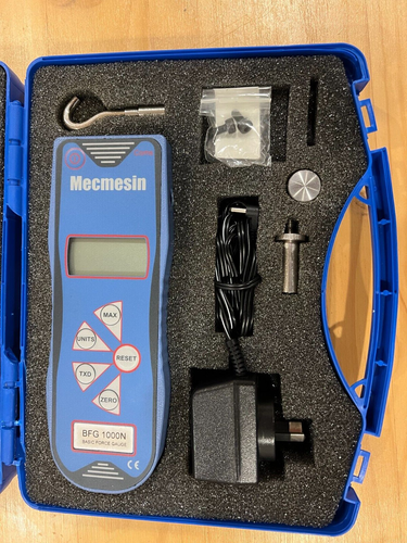 Mecmesin Basic Force Gauge 1000N Torque Test Tester BFG-HS Hand Held | eBay