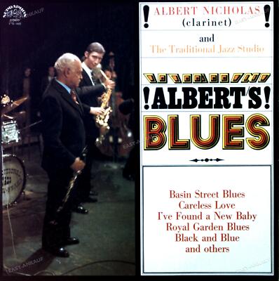 Albert Nicholas And The Traditional Jazz Studio - Albert's Blues LP (VG ...