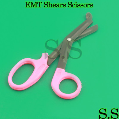 Pink Fluoride Coated Trauma Paramedic EMT Shears Scissors 5.5" (S.S ...