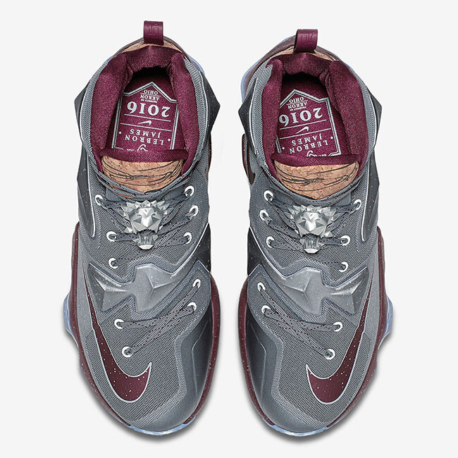 Nike Lebron 13 XIII Opening Night cork grey garnet sz 12 DS New | eBay