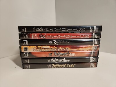 WWE - Mixed Lot Of 7 DVDS (WWF, WCW, ECW, TNA) WWF Home Video ...