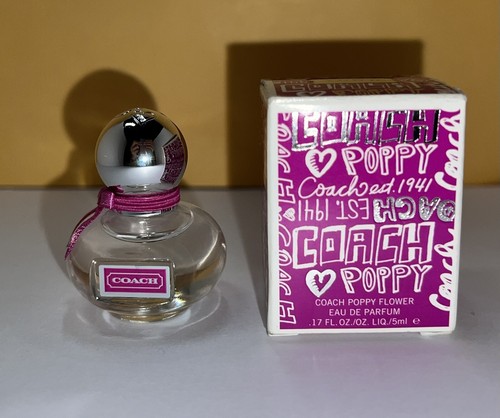 COACH POPPY Flower Eau De Parfum / .17 fl oz /5 ml New In Box /Travel ...