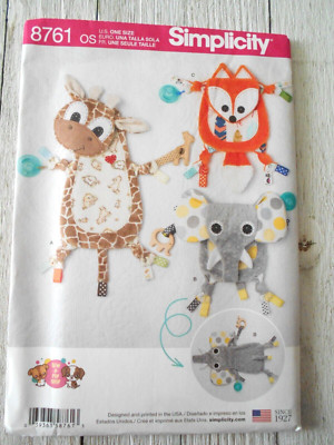 Simplicity 8761 Sewing Pattern Baby Sensory Blankets *New/Uncut | eBay