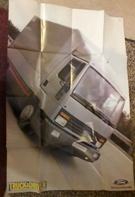 Ford Iveco Cargo Truck A3 Poster from Truck and Driver 1980s | eBay UK