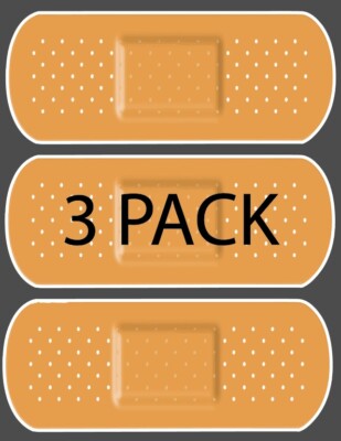 Car Band Aid Vinyl Waterproof sticker 3PK 200mm x 80mm | eBay Australia