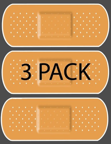 Car Band Aid Vinyl Waterproof sticker 3PK 200mm x 80mm | eBay Australia