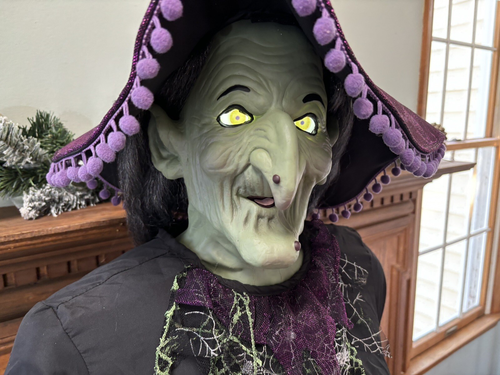 Gemmy Industries PROTOTYPE Animated Spell-Casting Witch Halloween Prop ...