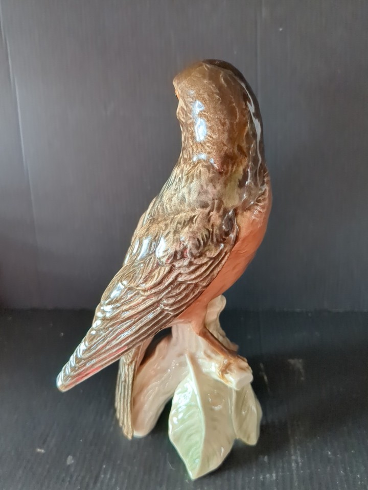 LARGE SIZE VINTAGE GOEBEL W GERMAN CERAMIC ROBIN BIRD FIGURINE CV93 ...