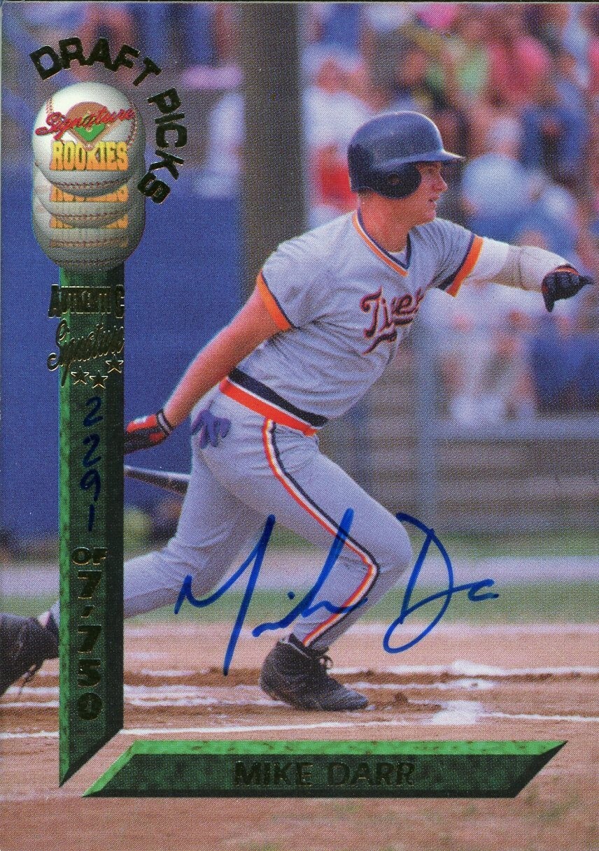 1995 Certified MIKE DARR Signed Card autograph AUTO ON CARD PADRES | eBay