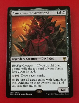 1x Asmodeus the Archfiend | Forgotten Realms | MTG Magic Cards | eBay