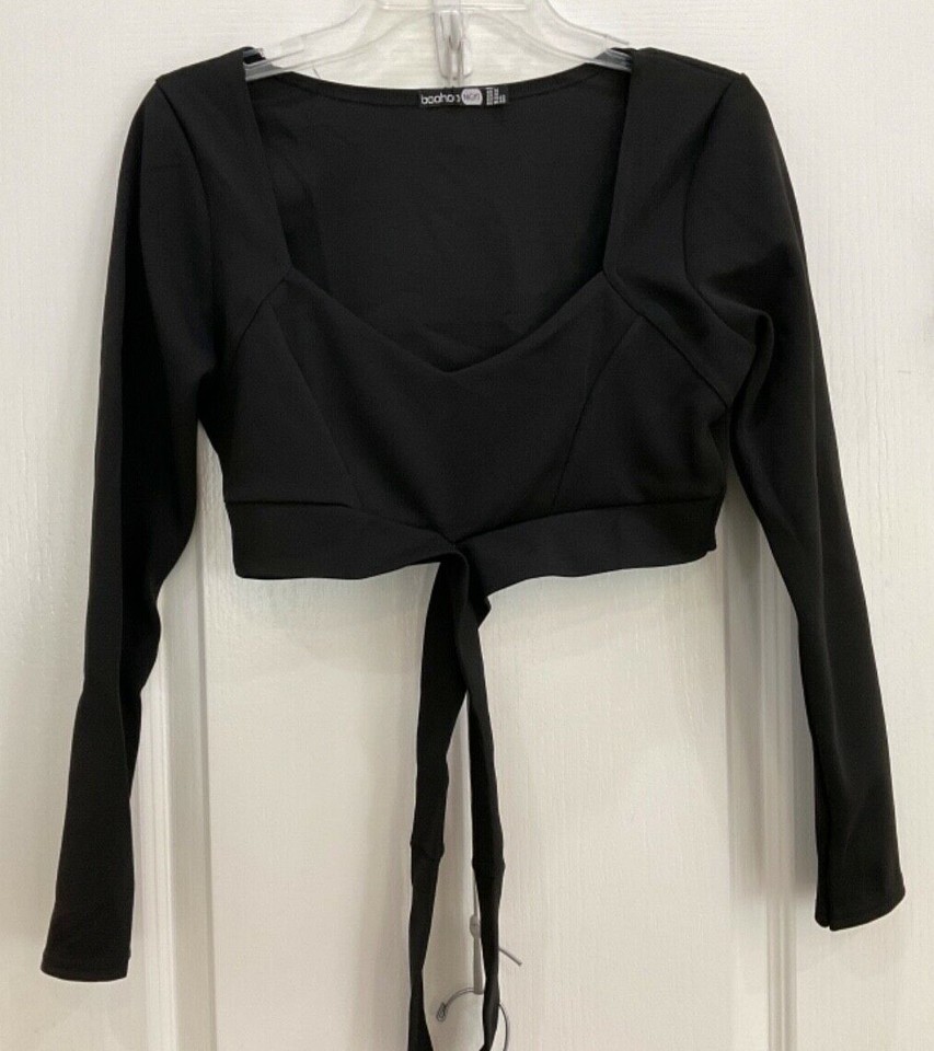 Lasha BooHoo Night 2 Piece Nightclub Party Outfit Size 10 Black Sexy ...