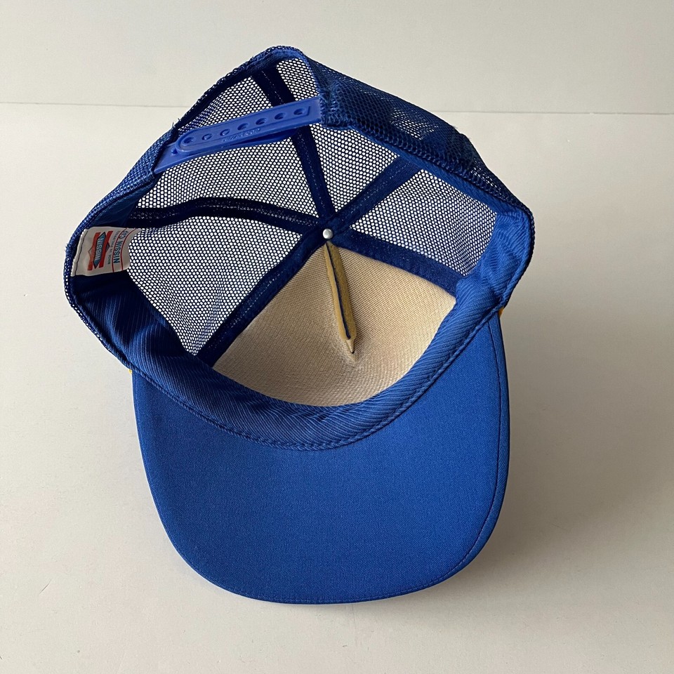 VTG WACO Biplane Utah NURCAC Hat Cap Rope Snapback Trucker Mesh ...