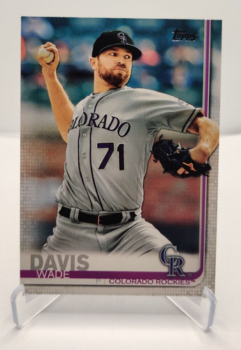 2019 Topps Series 1 Base #81 Wade Davis - Colorado Rockies | eBay