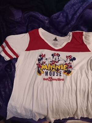 Torrid Minnie Mouse V-neck Disney World 50th Anniversary | eBay