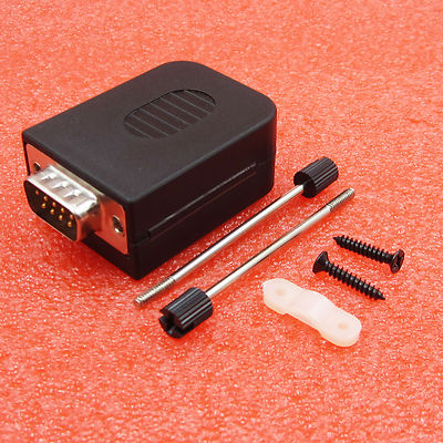 D-SUB DB9 Male 9Pin 9-Pin Black Cover Screw Type Breakout Terminals ...