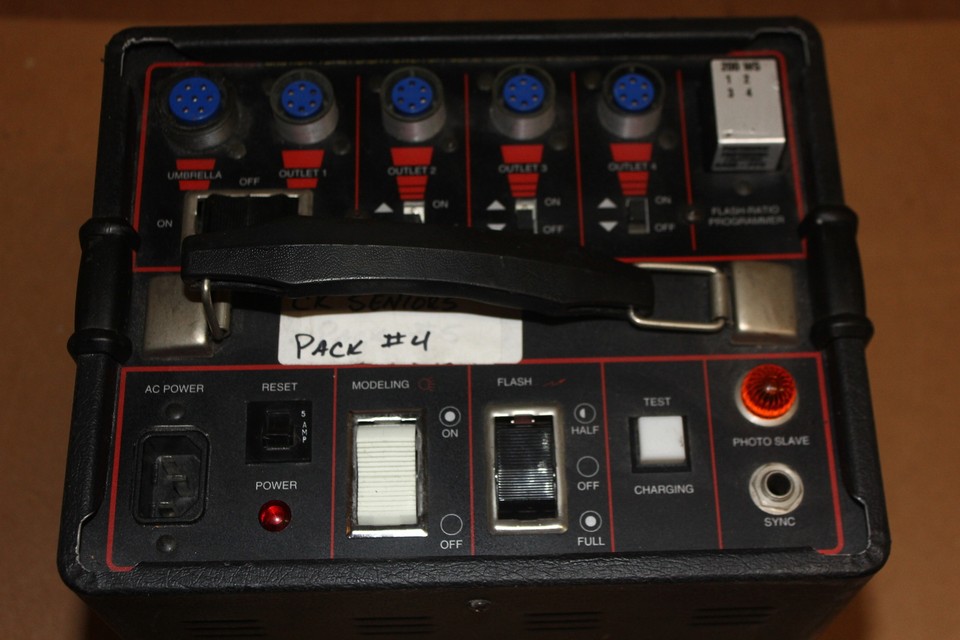 Photogenic Flashmaster AA08B 800w Strobe/Flash Power Pack +8 Ratio ...