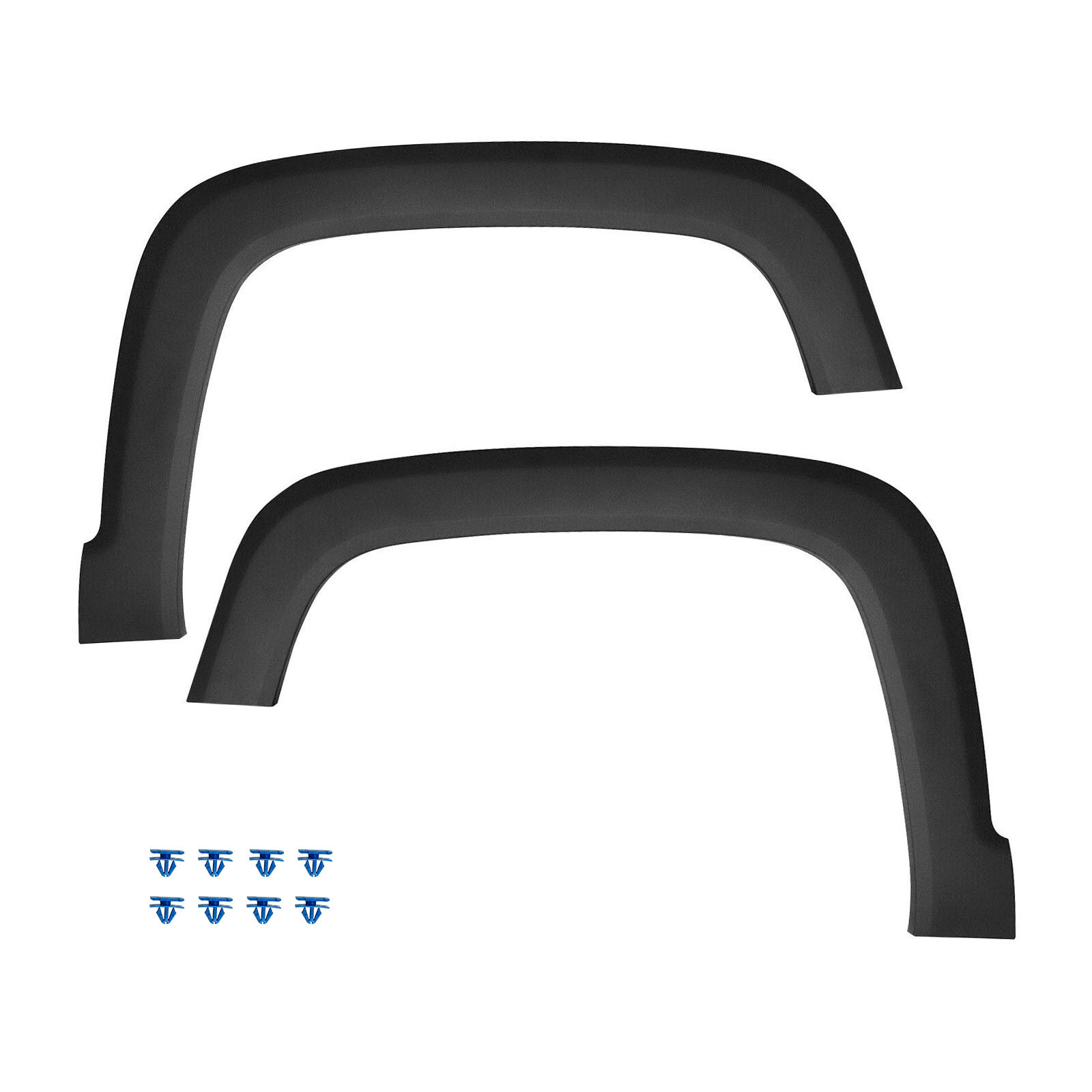 2 Pcs Front Left & Right Fender Flares Set Black Fits 14-18 Jeep ...