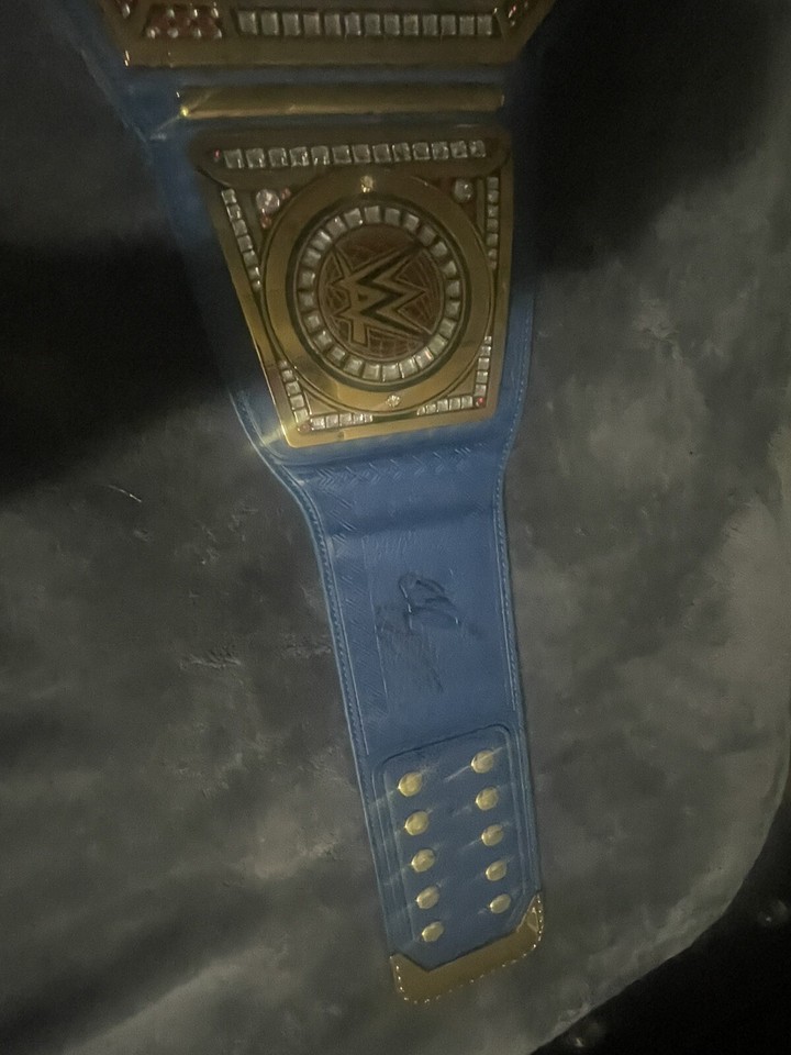 Blue WWE Universal Championship Replica Signed By Cody Rhodes | eBay
