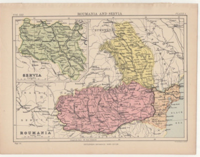 1900-Now - Map Of Romania