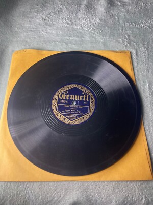 GENNETT Record 78 rpm 5443 WHEN IM WITH YOU / OLD HOME OF DAYS GONE BY ...