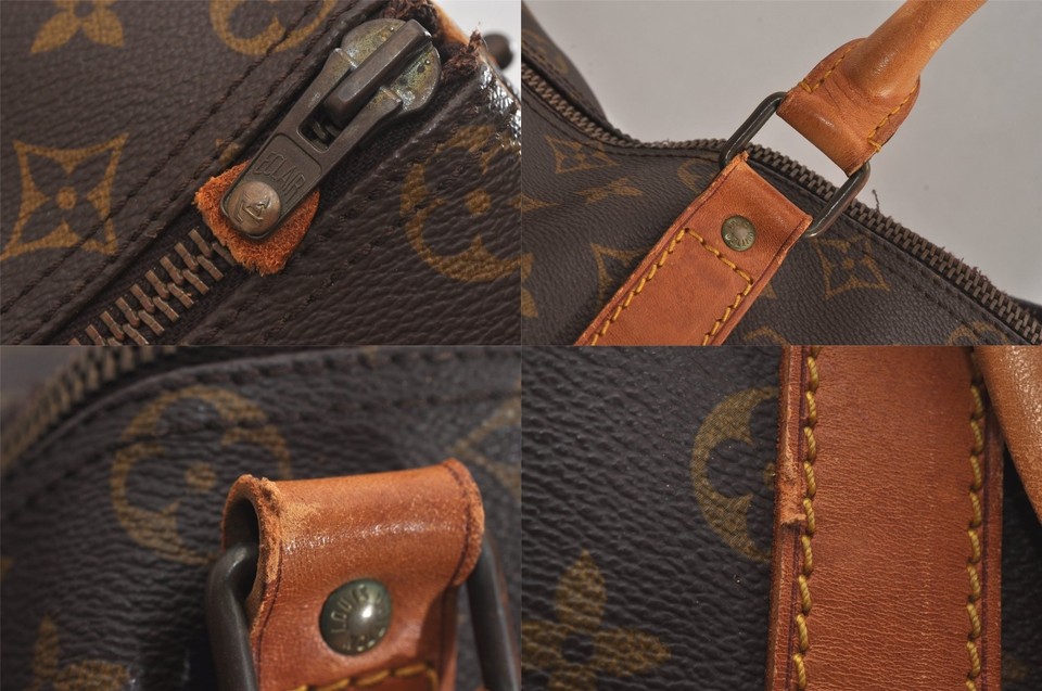 Auth Louis Vuitton Monogram Keepall 50 Travel Boston Bag Old Model LV ...