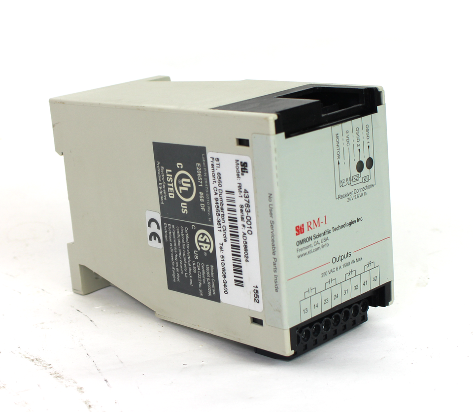 Omron STI RM-1 43763-0010 Resource Module 250 VAC, 6 Amps | eBay