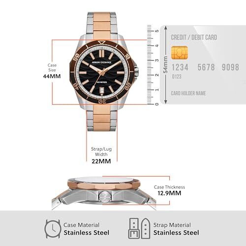 [A|X Armani Exchange] Watch Spencer AX1962 Men's Multicolor | eBay