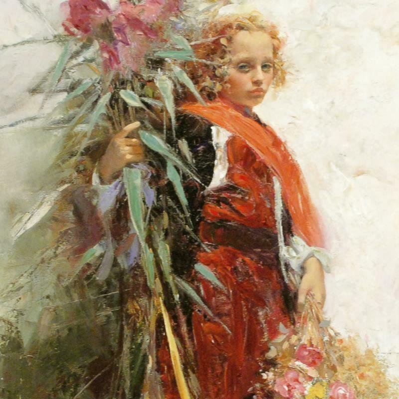 Pino Flower Child Artist Embellished Canvas AP #'d HAND SIGNED COA | eBay