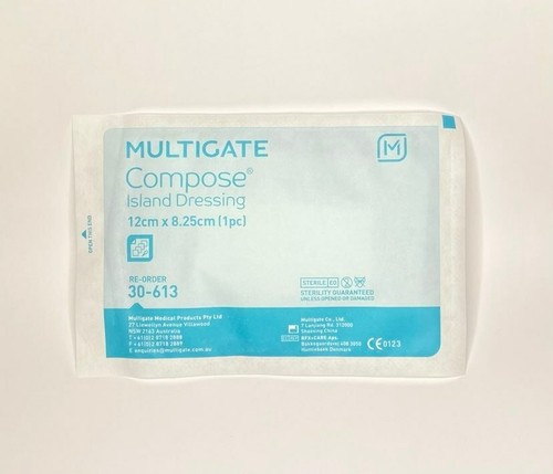 Compose Island Wound Dressing 12cm X 8.25cm X 10 Dressings Sterile | eBay