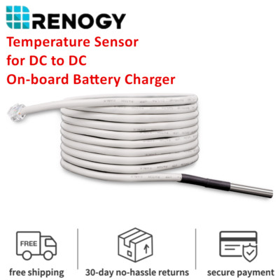 Renogy Battery Temperature Sensor for DC to DC On-board Battery Charger ...