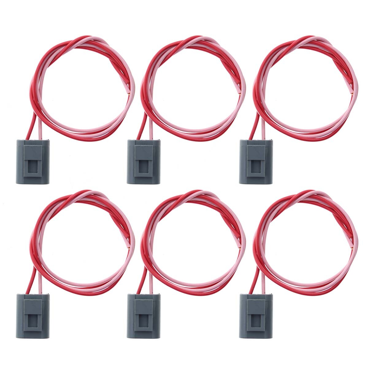 6 Pack CONNECTOR PIGTAIL HARNESS 2-Pin For Volvo speed sensor 3523813 ...