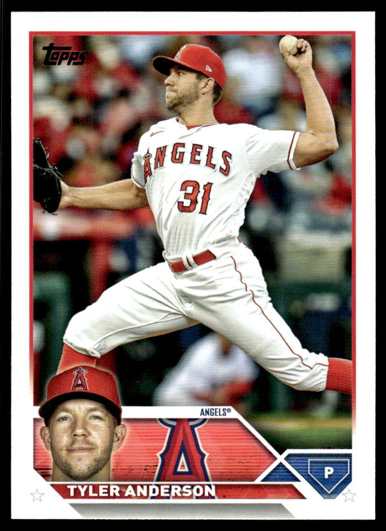 2023 Topps Update US88 Tyler Anderson Los Angeles Angels Baseball Card ...