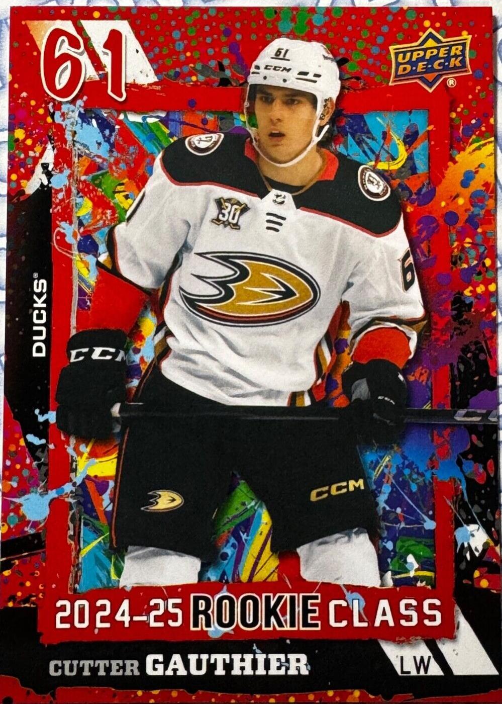 2024-25 Upper Deck Series 1 - Rookie Commemorative Class Cutter ...