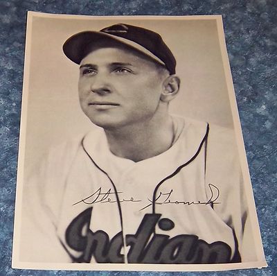 Steve Geomek Cleveland Indians 1948 World Series Champions player photo ...