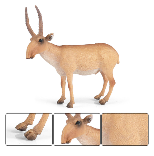 9cm Mini Saiga Antelope PVC Toy Wild Animal Figure Doll Kids Gift | eBay