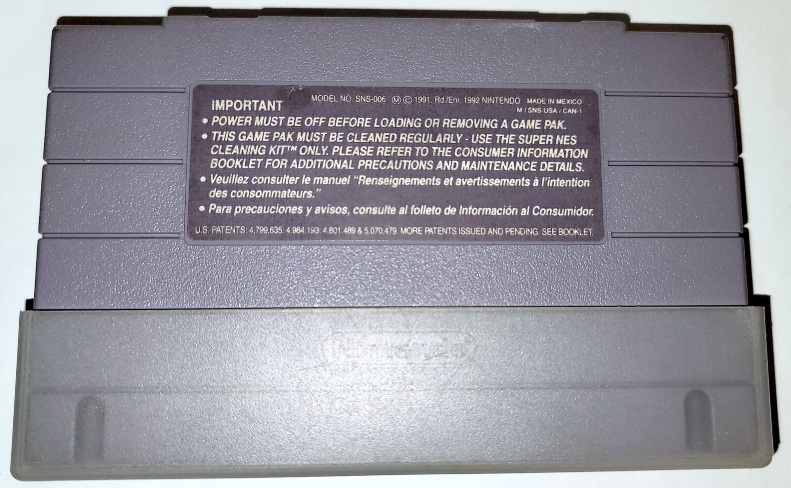 Earthbound (Super Nintendo, SNES) Authentic game cart & dust cover only ...