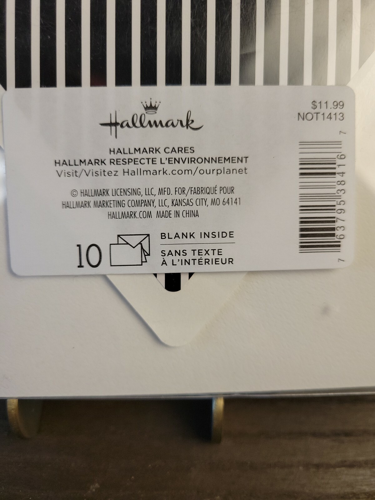 Hallmark Personalized Note Cards - 10 Cards/Envelopes - NIP - Monogram ...