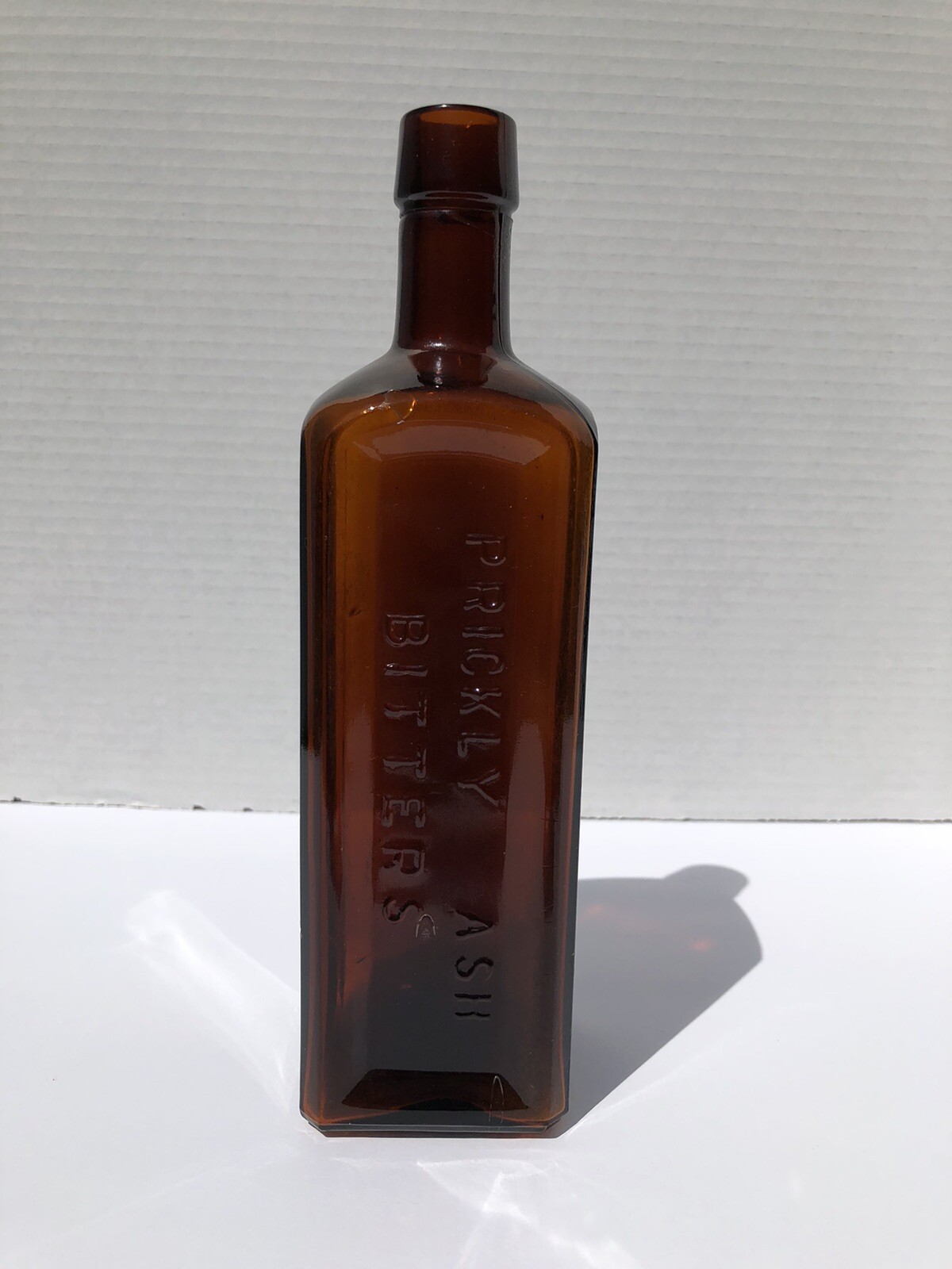 Antique Prickly Ash Bitters Glass Bottle Amber c.1910-1920 | eBay