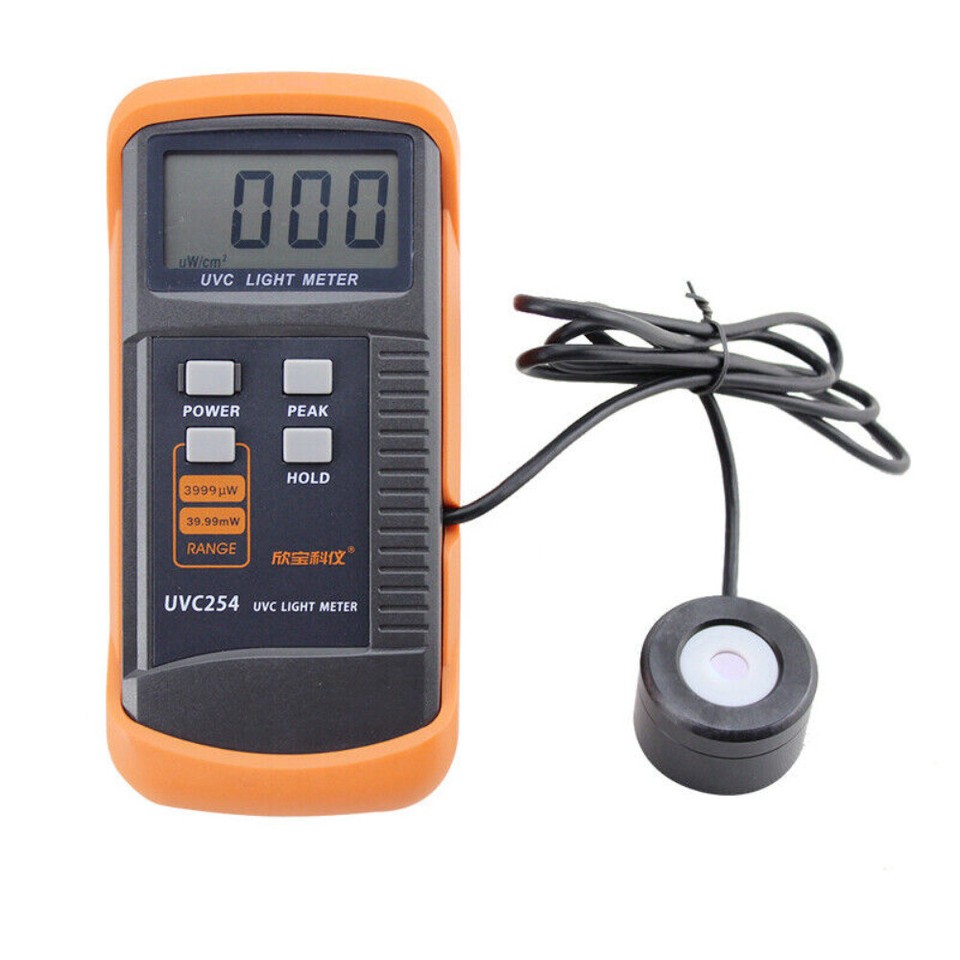 UVC254 UVC Light Meter UV Meter Measurement UV Radiation Intensity ...