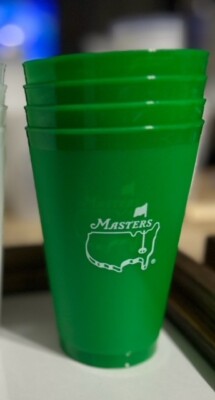THE MASTERS AUGUSTA NATIONAL CUPS- GREEN NO YEAR (SET OF 4)! | eBay