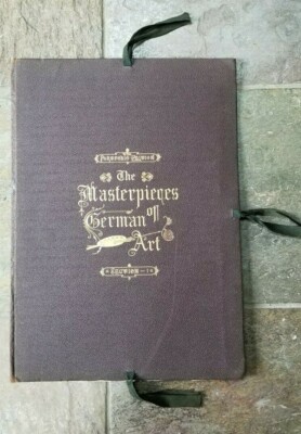 Antique Portfolio The Masterpieces of German Art, 1884, by Gebbie & Co ...