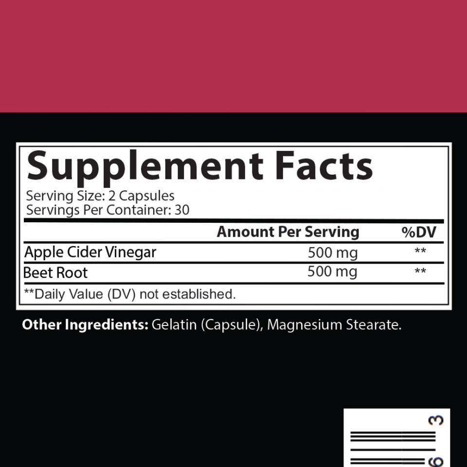 Angry Supplements Apple Cider Vinegar + Beet Root Weight Loss Nitric ...