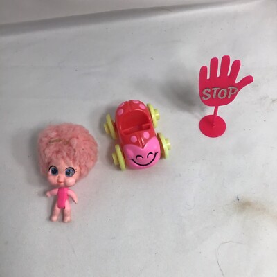 Vintage Mattel Upsy Downsy TICKLE PINKLE Doll car/Bugabout stop Sign ...