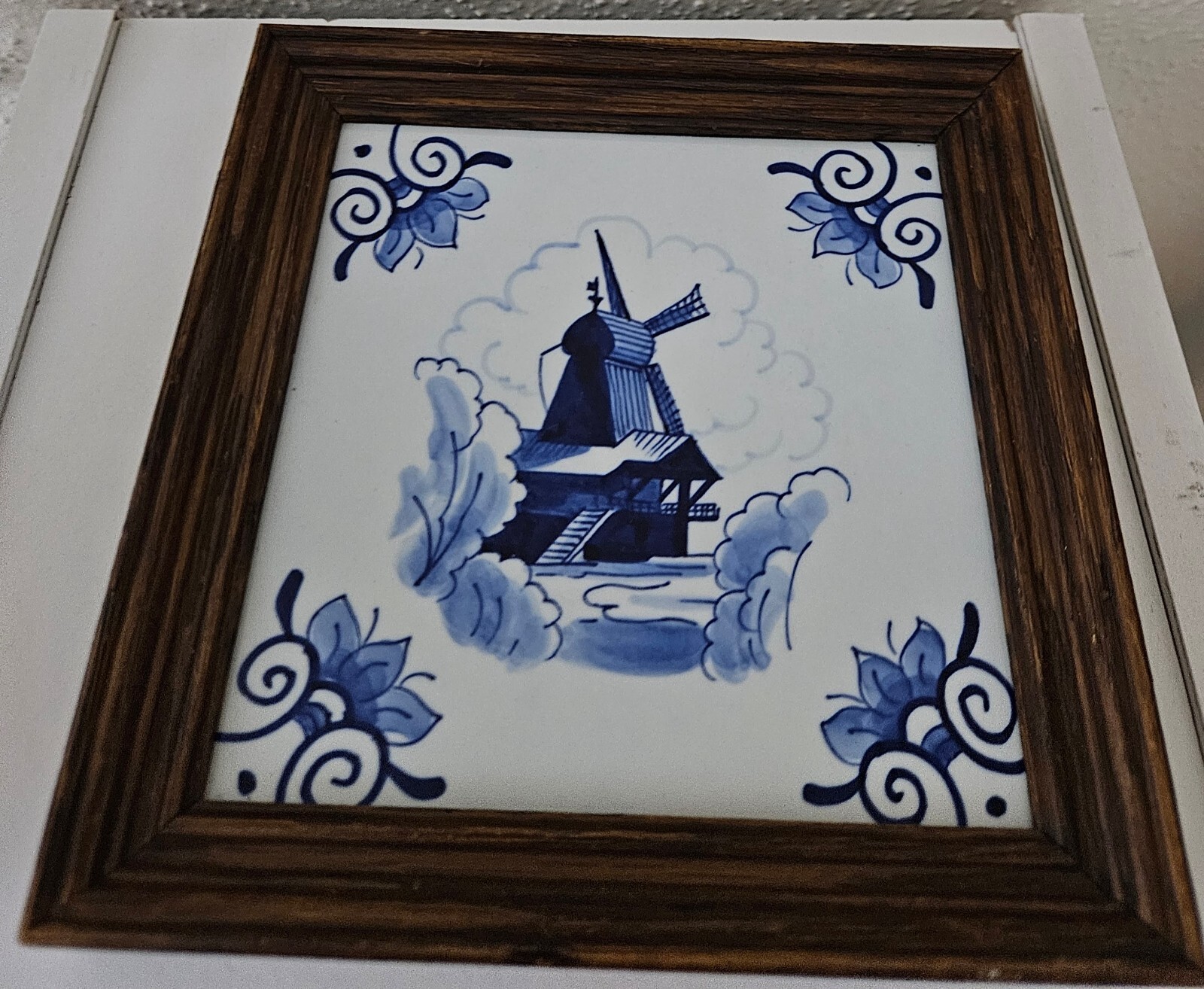 Blue and White Delft Tile | eBay