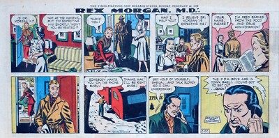 Rex Morgan by Bradley & Edgington - color Sunday comic page - February ...