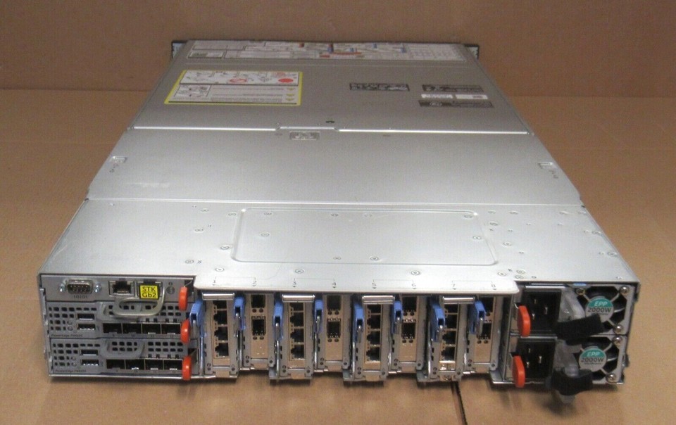 Dell PowerEdge FX2S Switched Rackmount 4-Node Blade Server Chassis + 2x ...