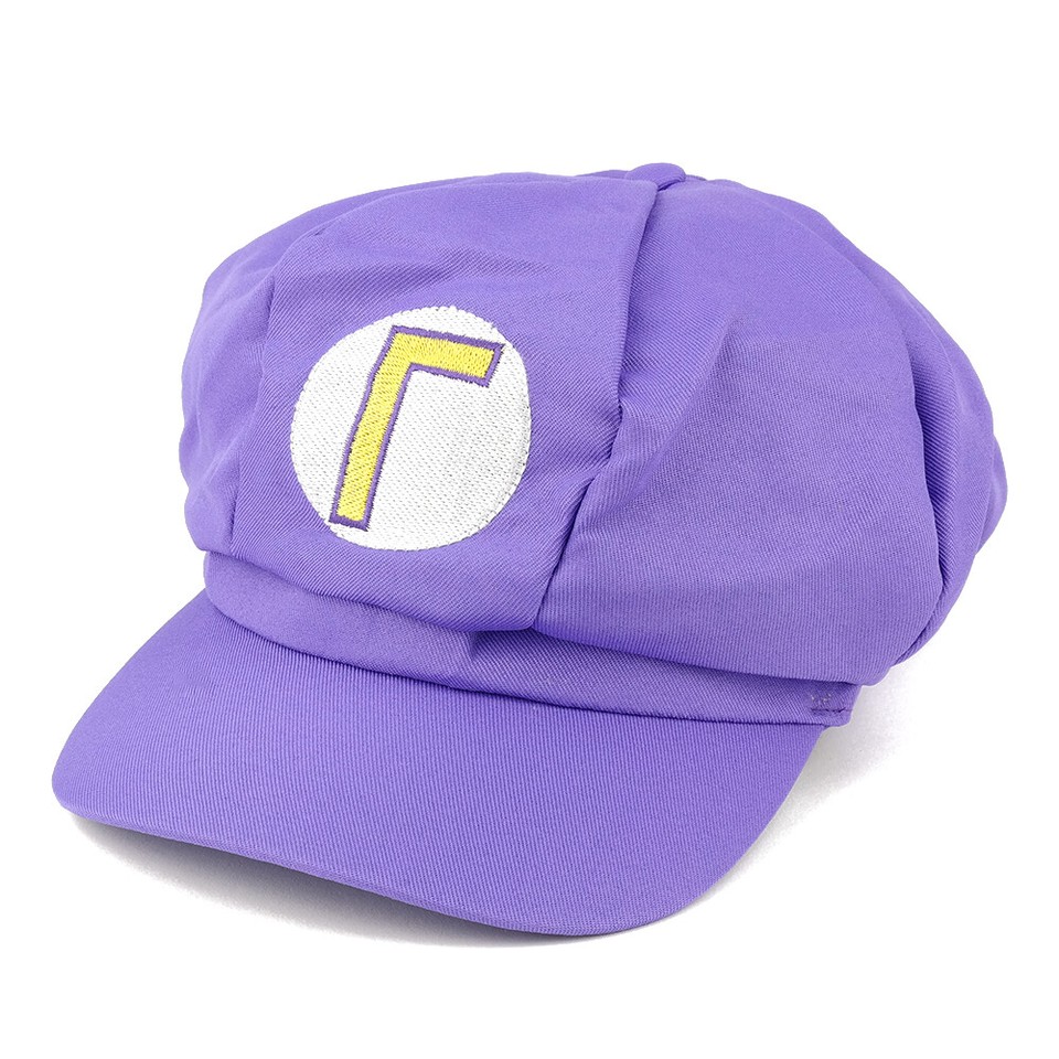 Mario, Luigi, Wario, Waluigi, Fire Mario Embroidered Newsboy Hat - FREE ...